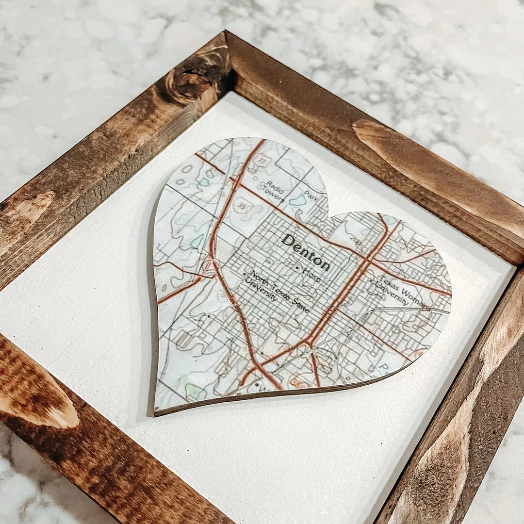 Framed Heart Maps
