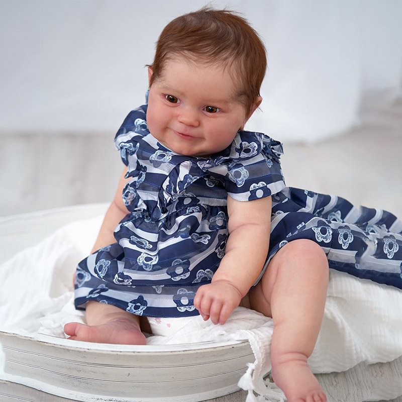 20" Truly Look Real Reborns Smiling Baby Doll Girl Lifelike Weighted ...