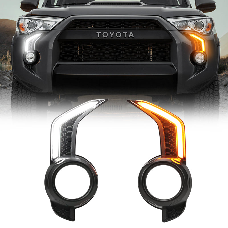 Greetlight Fog Light Fang Bezel Kit for 5th Gen Toyota 4Runner