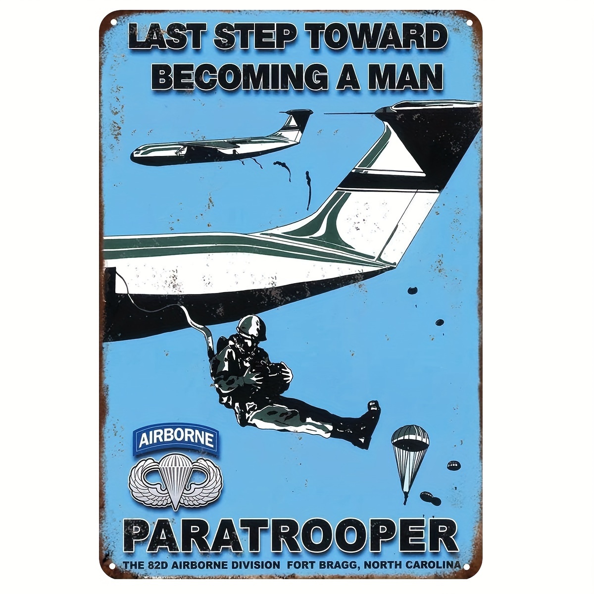 20*30cm/30*40cm- Paratrooper 82nd Airborne-Metal Tin Signs