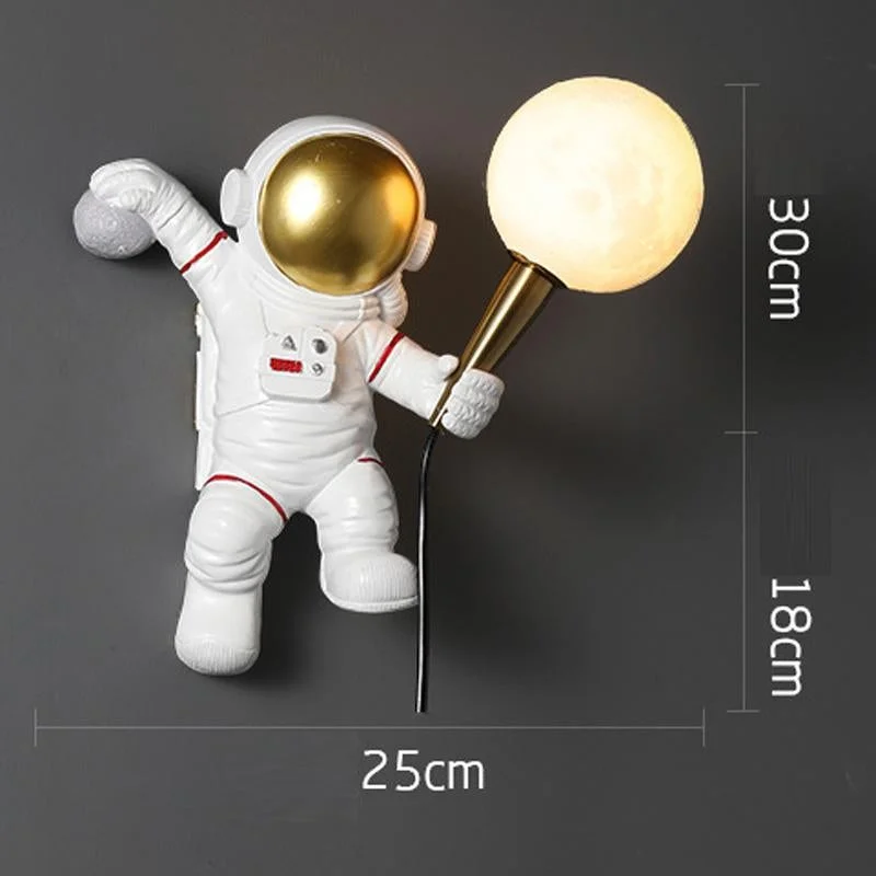 Astronaut Table Lamp Creative Small Night Lamp Moon Decorated Astronaut ...