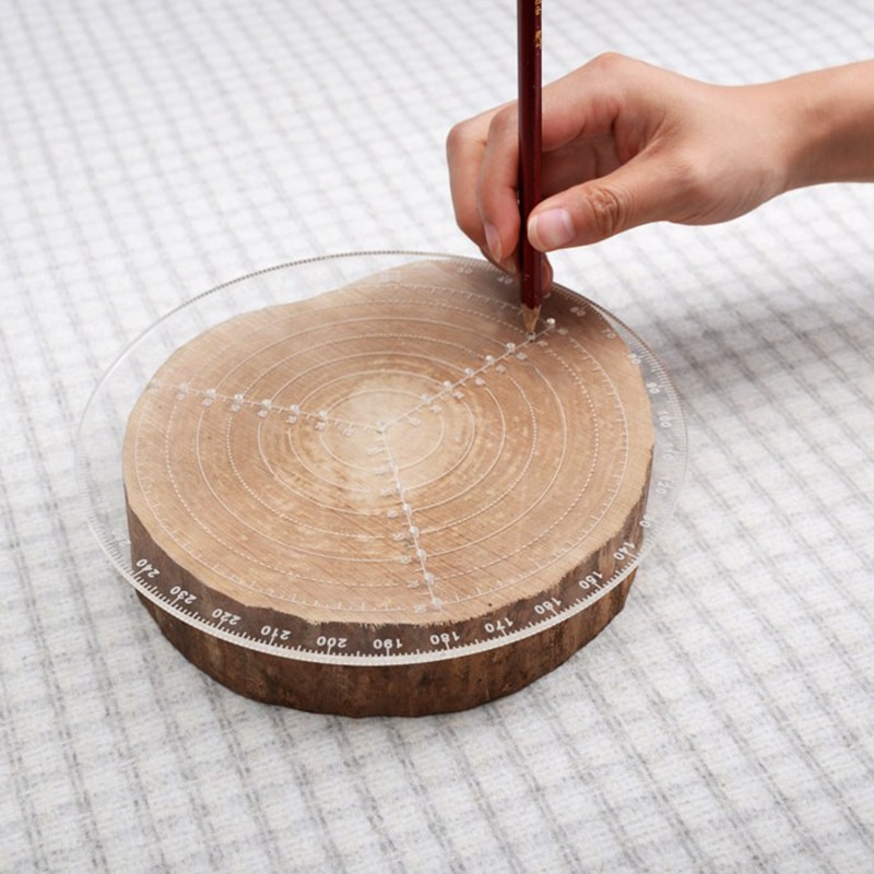 Center Finder ruler Woodworking Compass for Woodturners