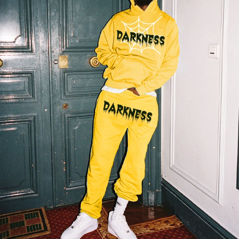 Hiphop Street Drip Tracksuit Yellow