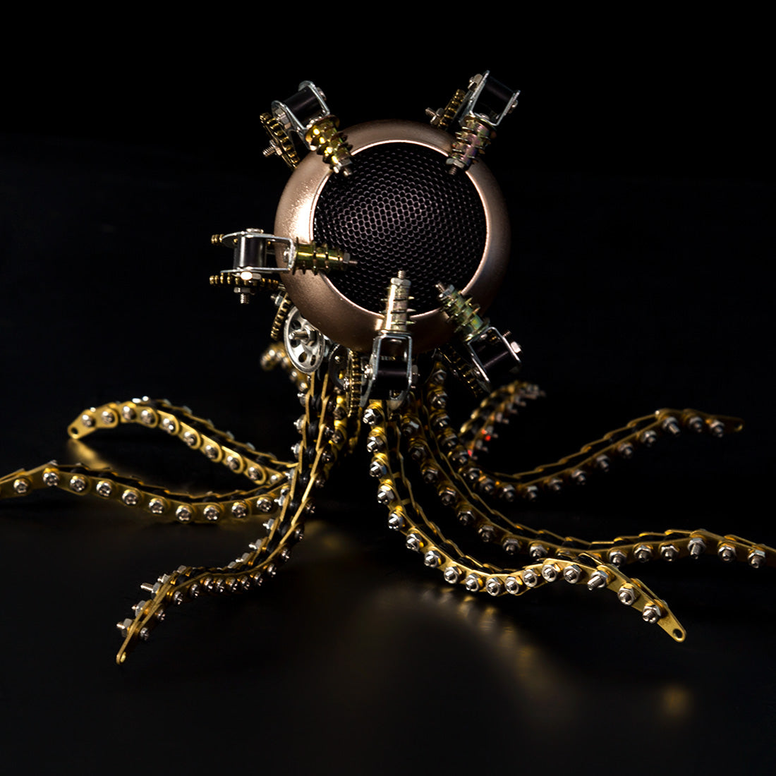 Metal Model Kits DIY Steampunk Mechanical Octopus with Speaker
