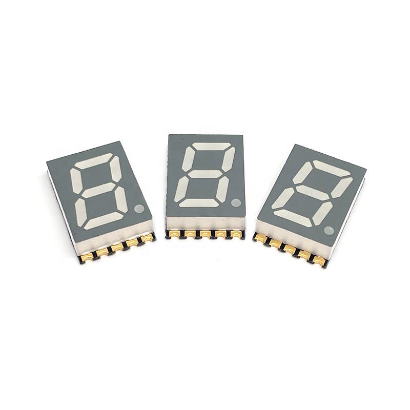 SMD 1 digit 7 segment LED display 15*6.2*3.75mm