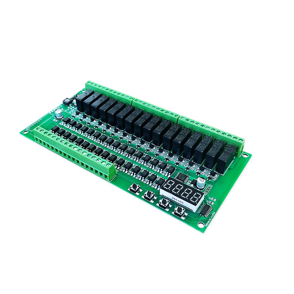 5V/12V/24V/220V 4/6/8/10/16 CH PLC Programmable Timer Relay Self ...