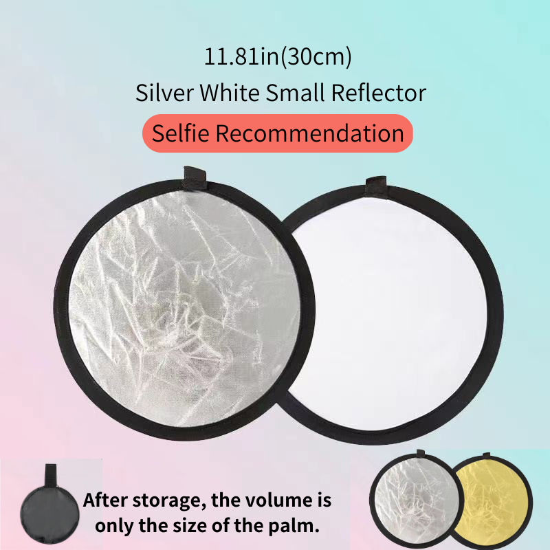 Two-in-one Folding Photo Fill Light Reflector