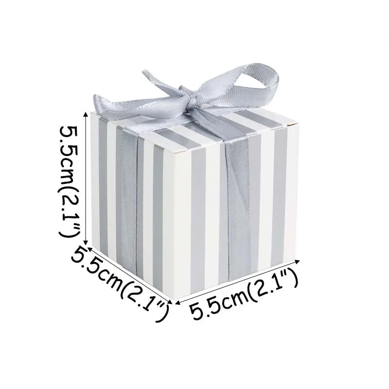 Wedding Decoration Small Gift Box Bulk Candy Boxes with Ribbons Gold ...