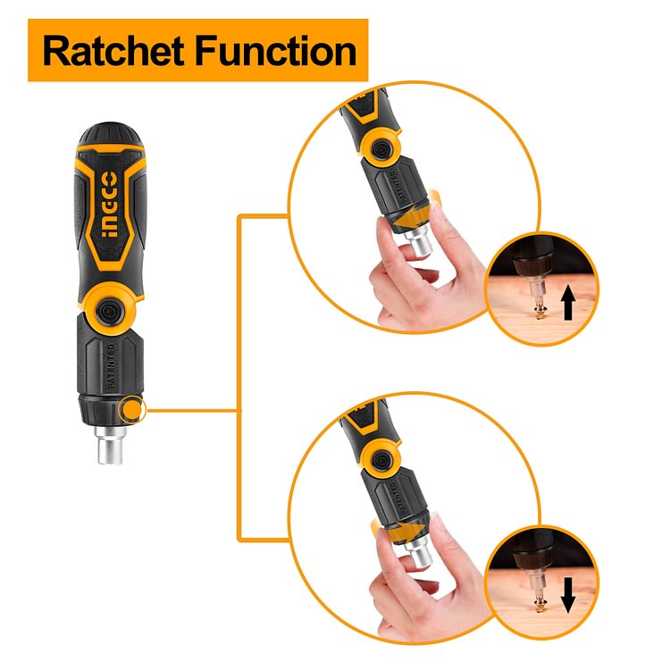 INGCO™️ 13 IN 1 Ratchet Screwdriver Set