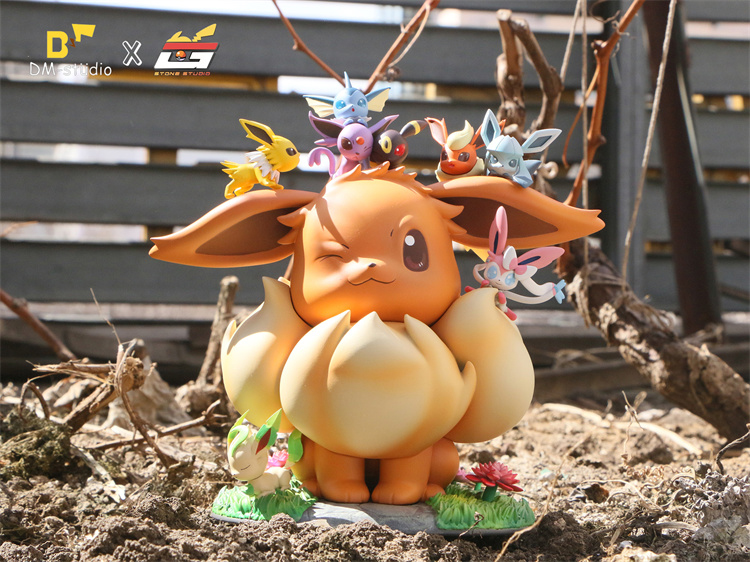 Big & Small Scale Eevee Family - Pokemon Resin Statue - DM Studios [In ...