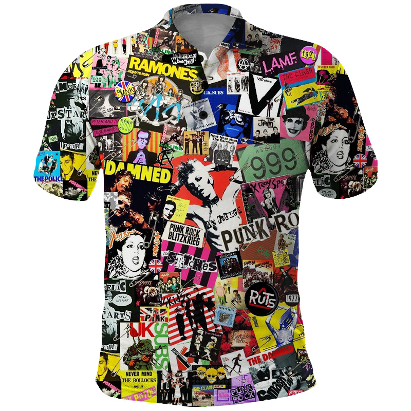 Punk Collage |Polo Shirt