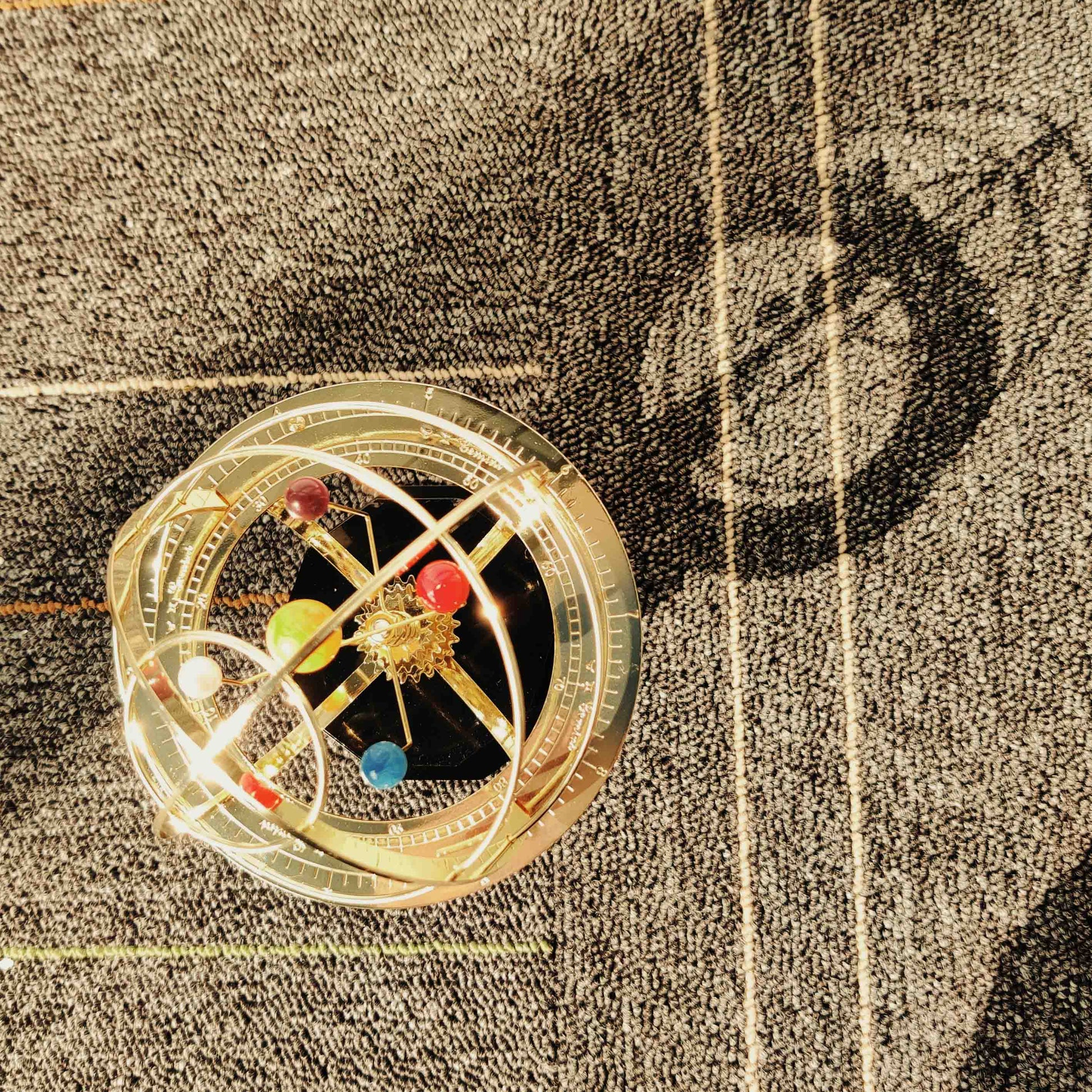 Armillary Sphere with Internal Orrery Model of The Solar System
