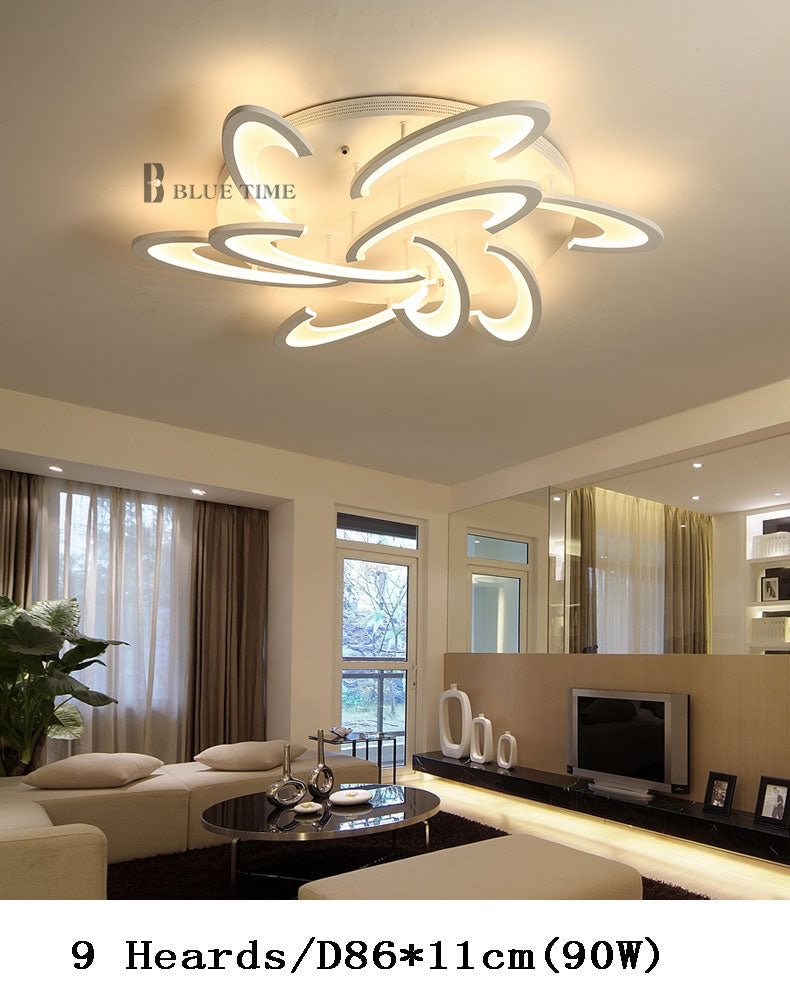 Modern LED Ceiling Light Living Room Dining Room Bedroom Lustre Led ...
