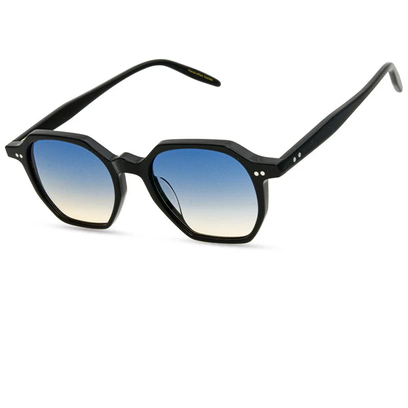 New Italy Acetate Sunglasses Polygon Square Uv400 Classical Designer ...