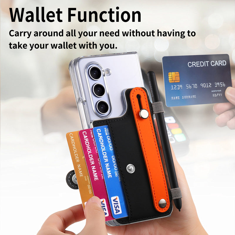 Suitable For Samsung ZFold5 Mobile Phone Case Multi-Functional Card ...