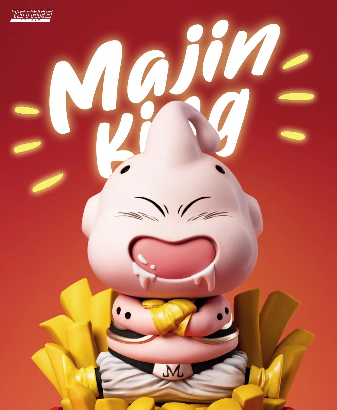 French Fries Buu - Dragon Ball Resin Statue - 7STARS Studios