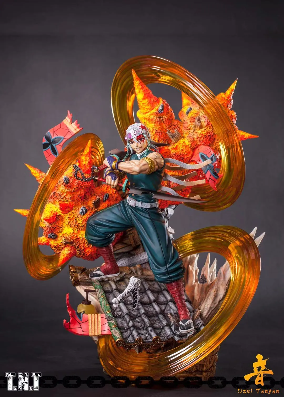 1/6 Scale Sound Hashira Uzui Tengen with LED - Demon Slayer: Kimetsu no ...