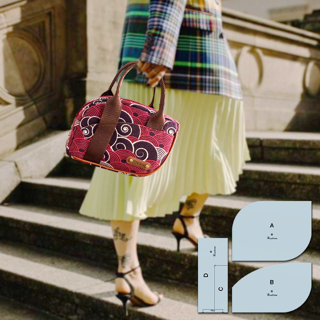 Oval Handbag Template - With Instructions
