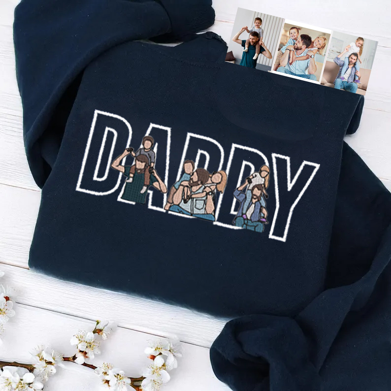 Dad Embroidered Shirt-The Perfect Father’s Day Gift