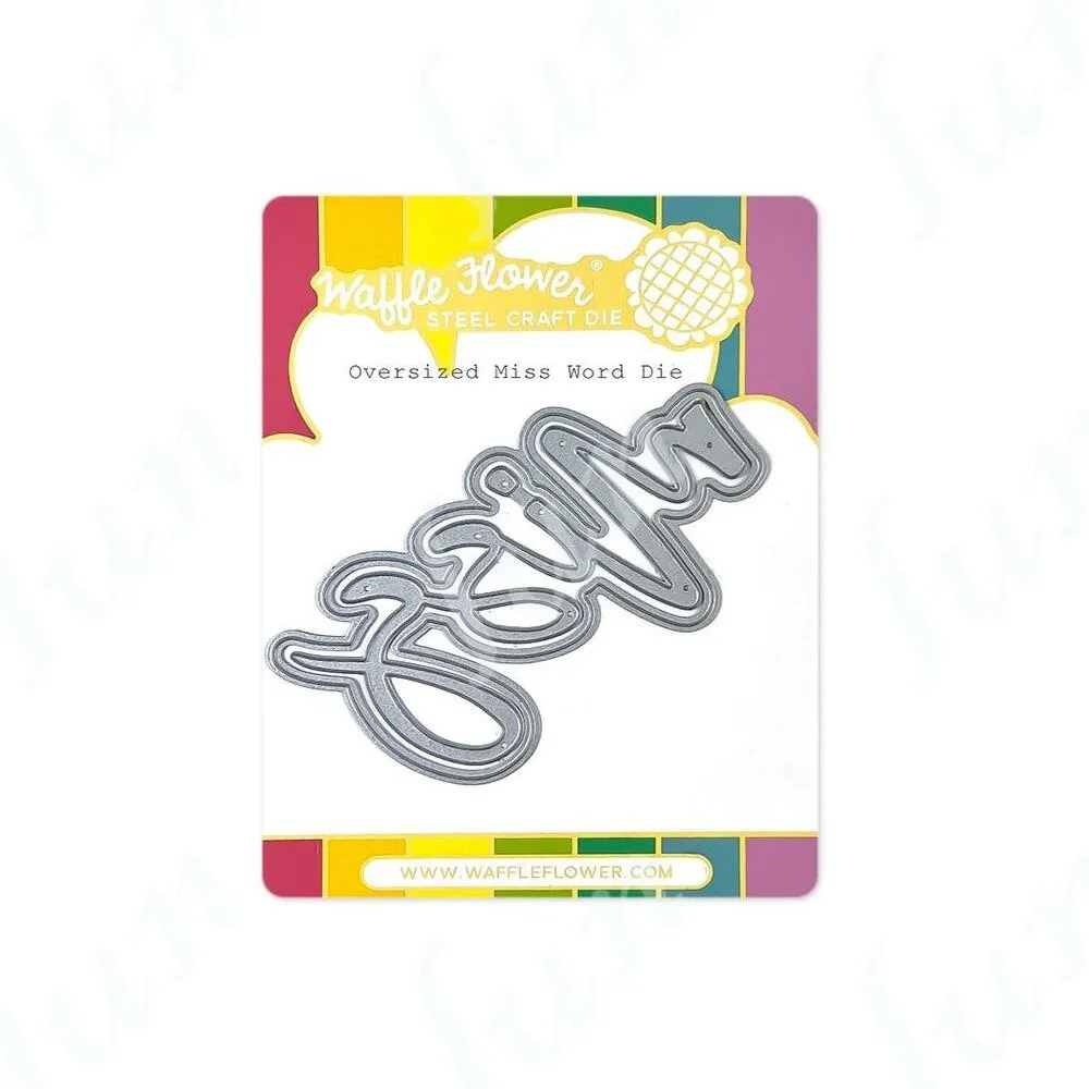 Nigikala Miss Daffodil Sentiments Clear Stamps Die Set Flowers Right