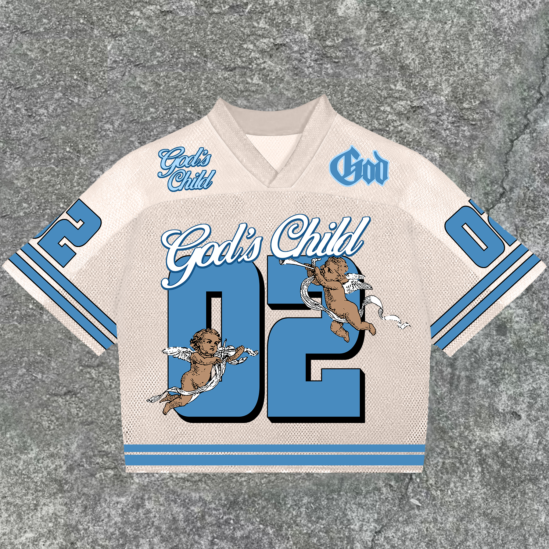 Sopula God's Child Graphic No 02 Blokette Blokecore Jersey T-Shirt - SOPULA