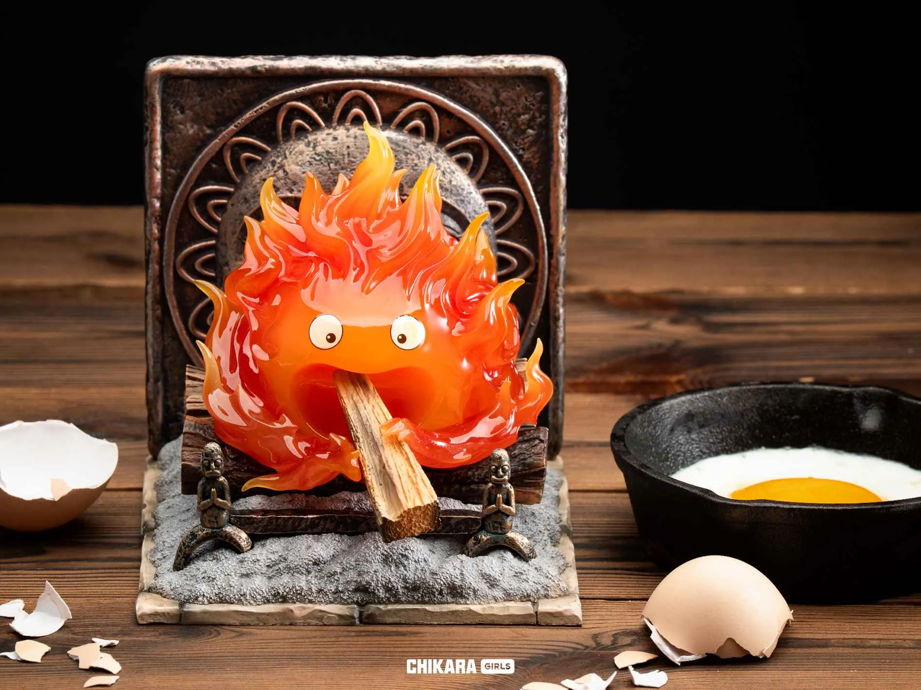 Calcifer with LED - Howl's Moving Castle Resin Statue - CHIKARA Studios