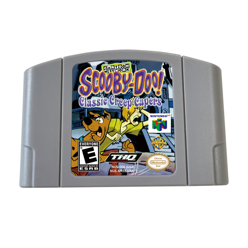 Scooby Doo: Classic Creep Capers N64 Cartridge For Nintendo 64 Game Console