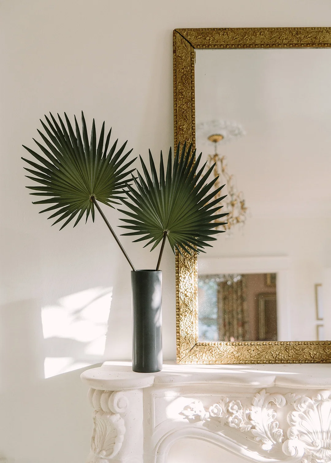 Artificial Fan Palm Leaf - 30"