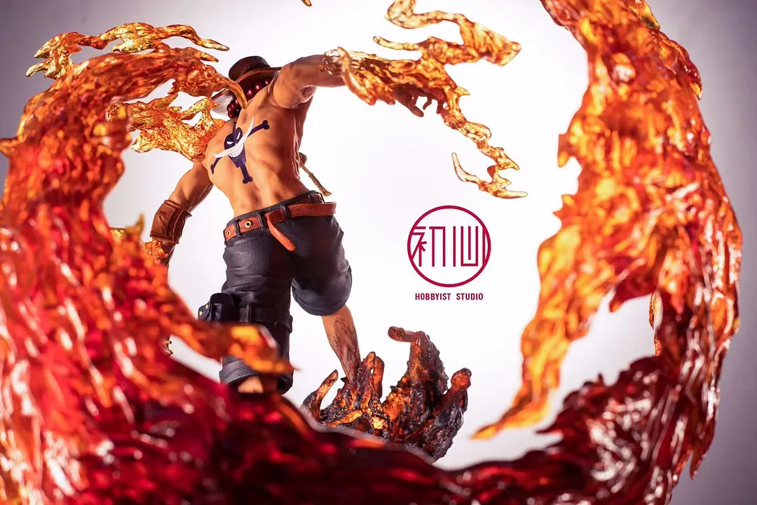 1/6 Scale Reborn Portgas D. Ace with LED - ONE PIECE Resin Statue ...