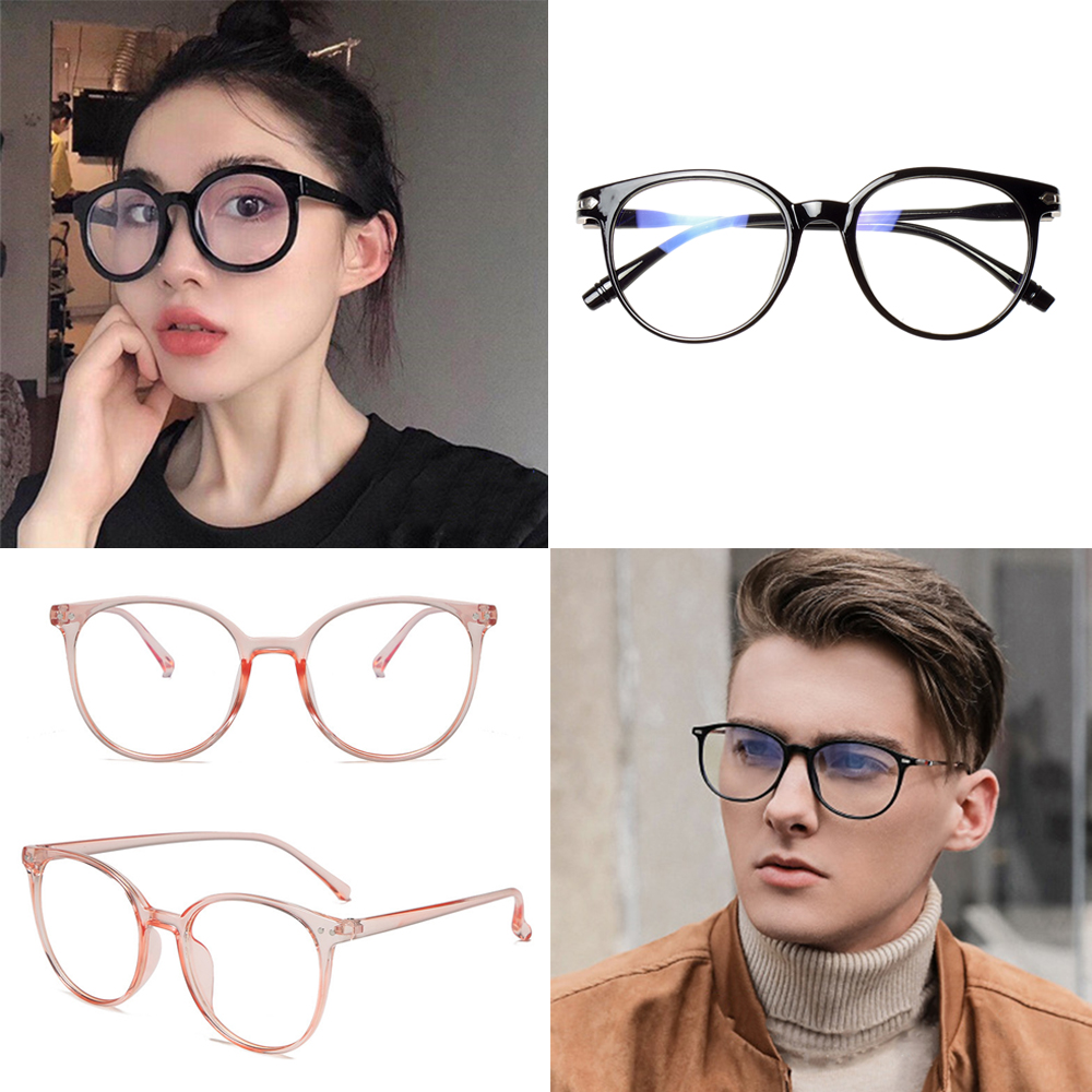 Blue Light Blocking Spectacles Women Men Anti Eyestrain Decorative ...