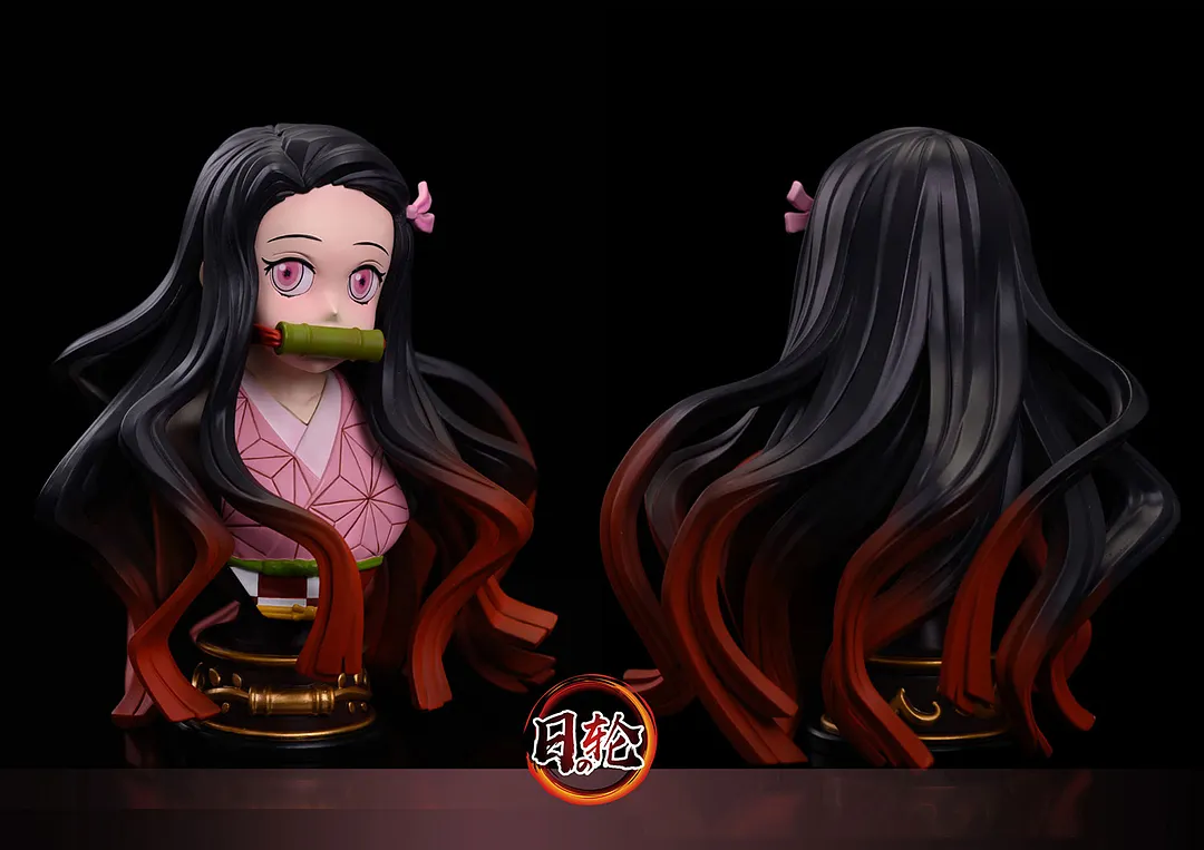 1/4 Scale Nezuko Kamado Bust Statue - Demon Slayer: Kimetsu no Yaiba ...