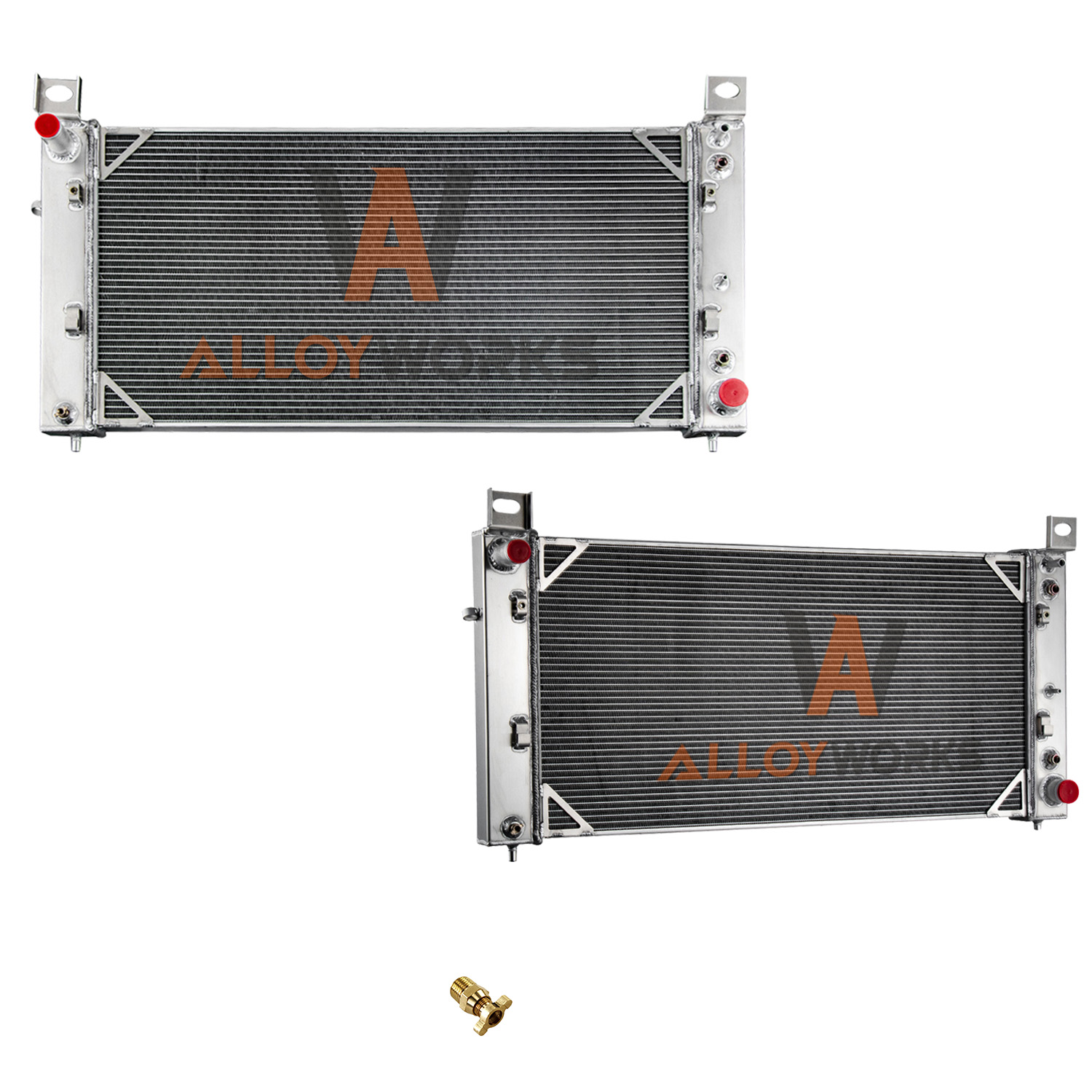 Alloyworks 3 Row Radiator For Chevy Silverado/ GMC Yukon/ Hummer H2 ...