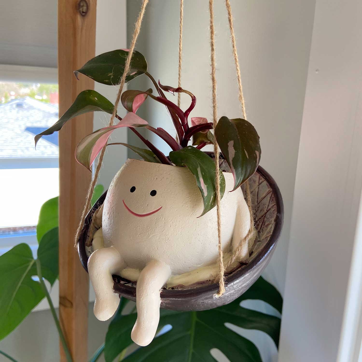 Basket Swing Smiley Pot