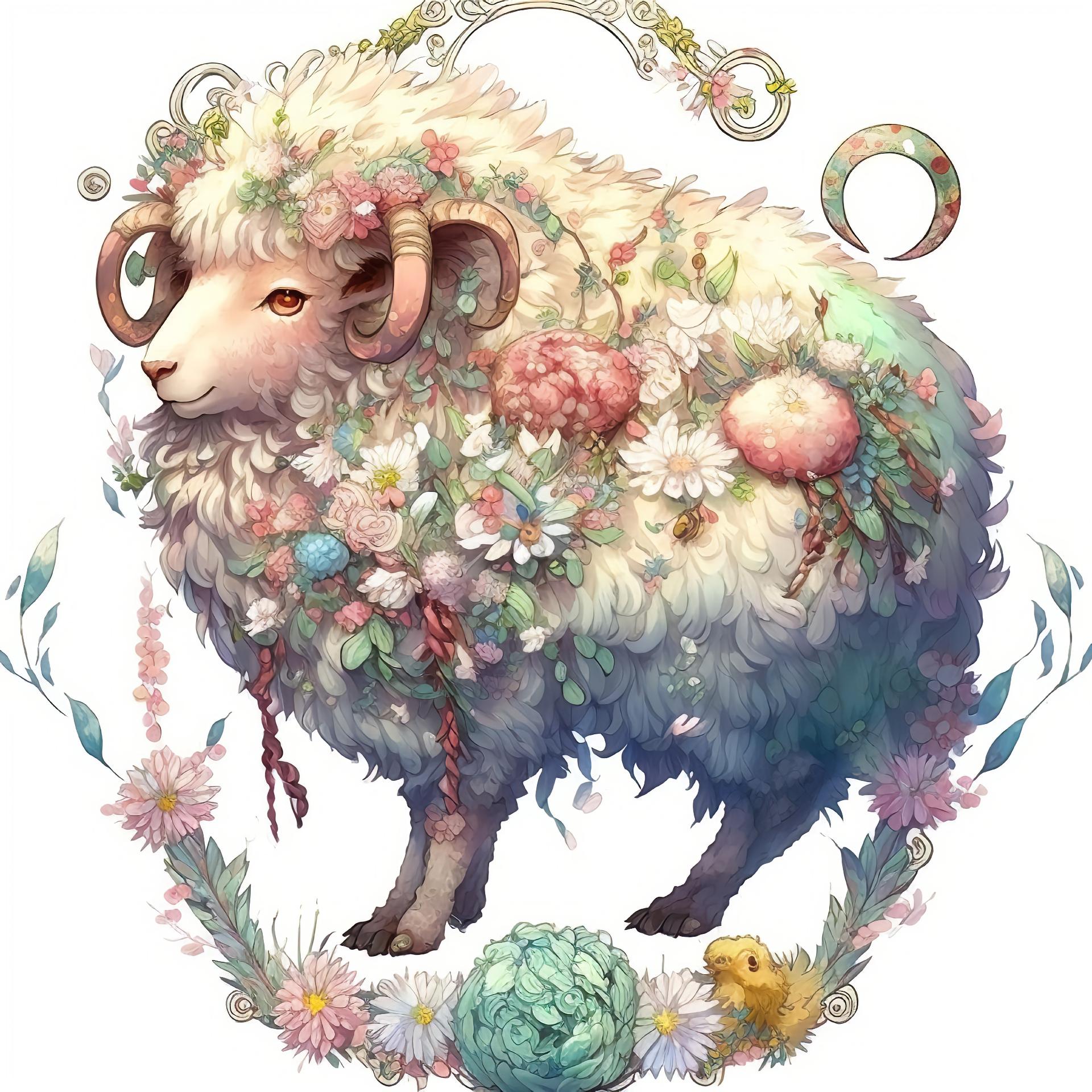 Diamond Painting - Animal Sheep
