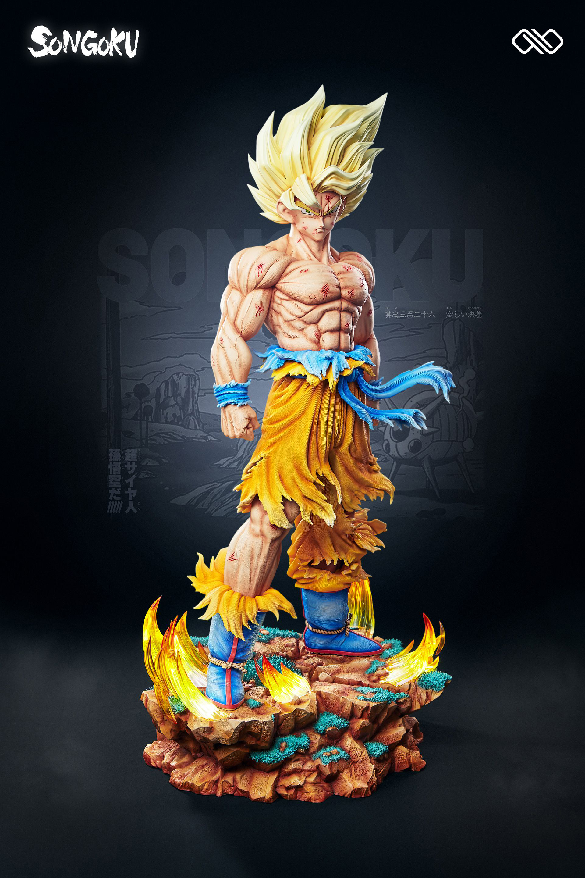 1/6 & 1/4 & 1/2 Scale First Meet Super Saiyan Son Goku - Dragon Ball ...