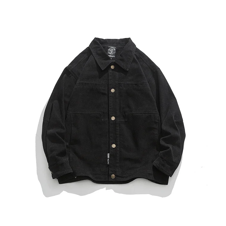 Unisex Jacket Vintage Overalls Jacket Casual Jacket