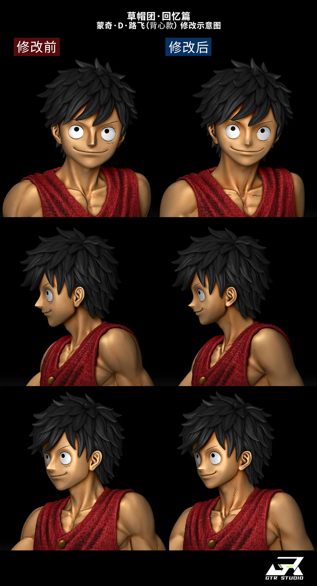 MAX Scale Remember Series Monkey D. Luffy - ONE PIECE Resin Statue ...