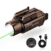 2250 Lumens Weapon Laser Light Combo - Adjustable Rail-Mounted Weapon ...