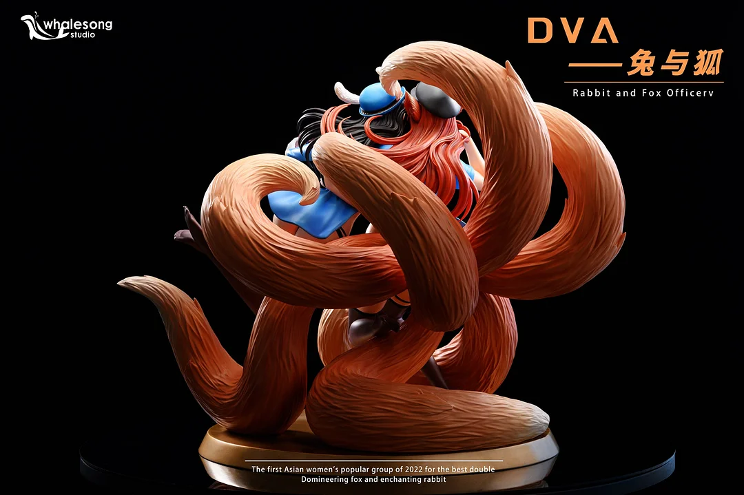 1/4 Scale D.Va & The Nine-Tailed Fox Ahri - Overwatch League of Legends ...