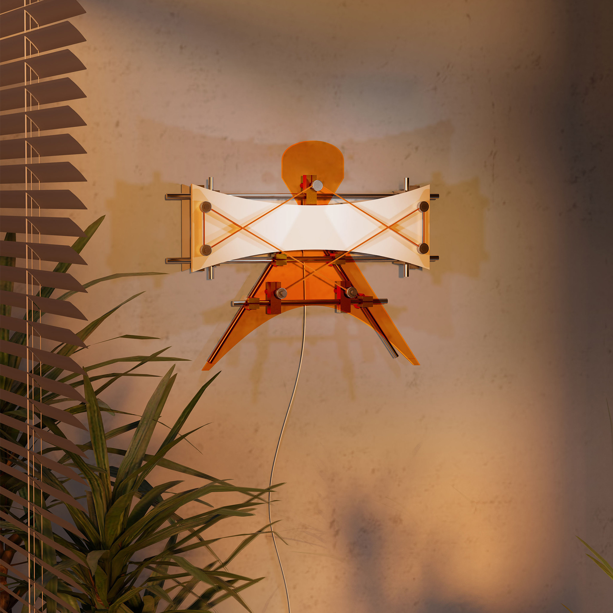 Original Mechanical Kite Wall Lamp Table Lamp DIY Industrial Style ...