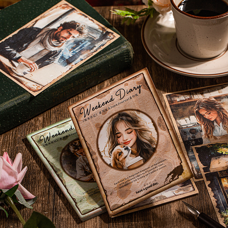 Material Paper - Weekend Diary Series Vintage Character 1.78