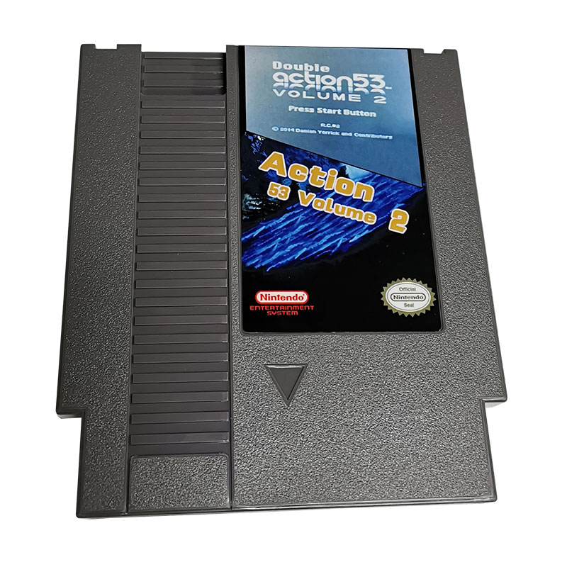 8 Bit NES Game Card - Action 53 Volume 2 - NES Games Cartridge - For ...