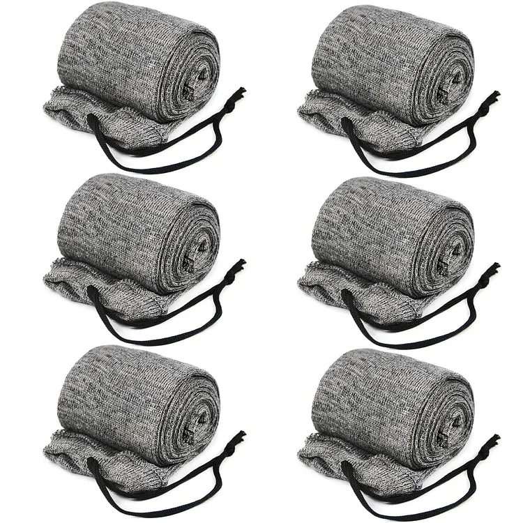 Extra thick, silicone-treated gun socks for rifles and shotguns