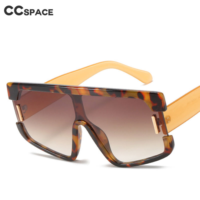 49256 Oversized Monocle Sunglasses Men Women Shades UV400 Vintage Glasses