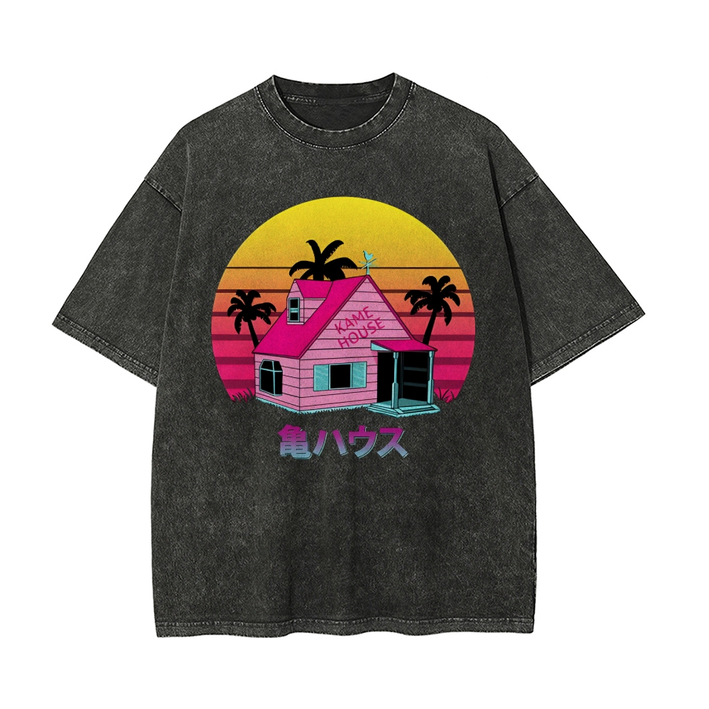 Master Roshi House Vintage T-Shirt | Dragon Ball Super