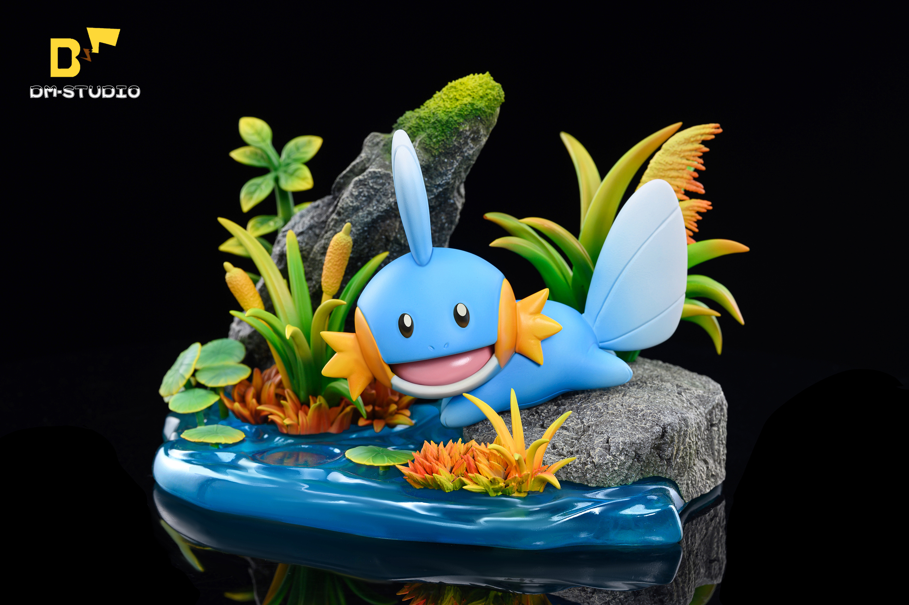 Mudkip & First Generation Squirtle – Pokemon Resin Statue – DM Studios ...