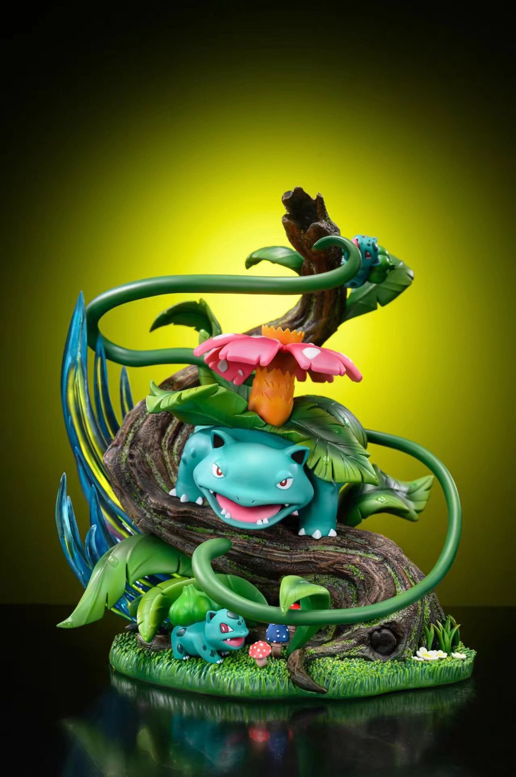 Venusaur & Bulbasaur - Pokemon Resin Statue - City Starlight Studio