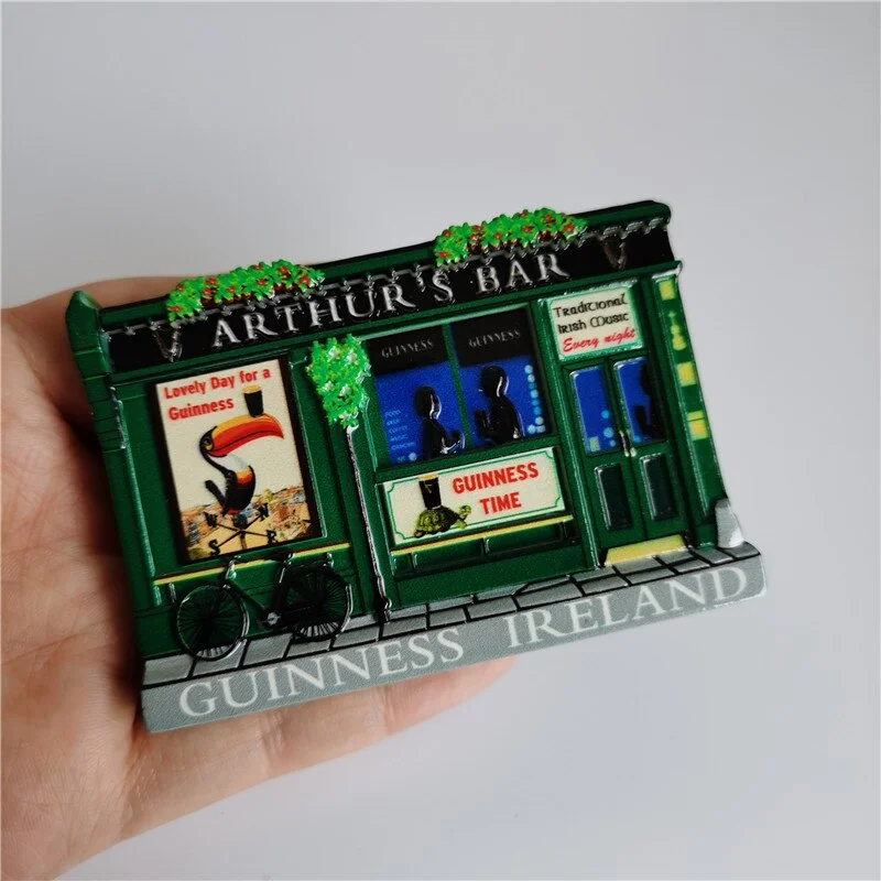 Athvotar Dingle Peninsula Dublin The Temple Bar Tourism Souvenir Fridge ...