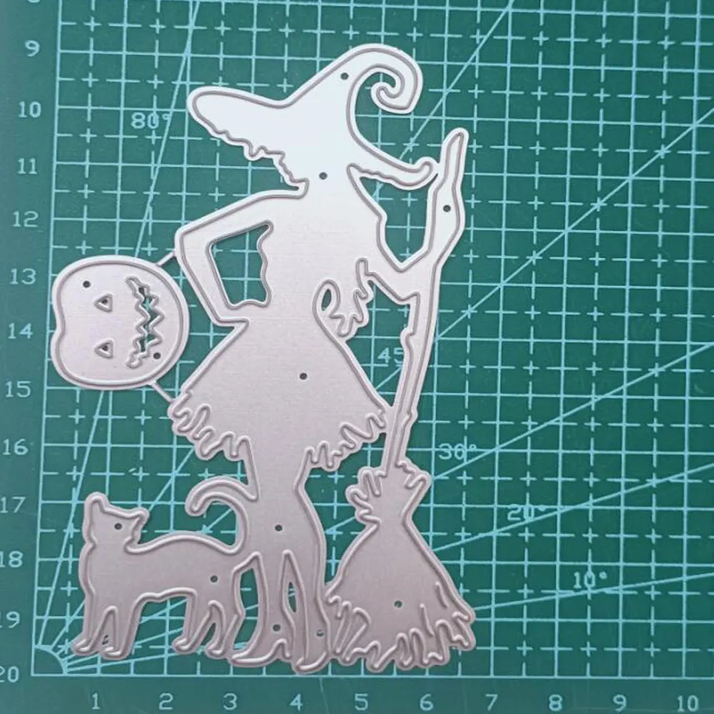 Nigikala Cutting Dies halloween witch Decoration Scrapbook Paper Craft ...