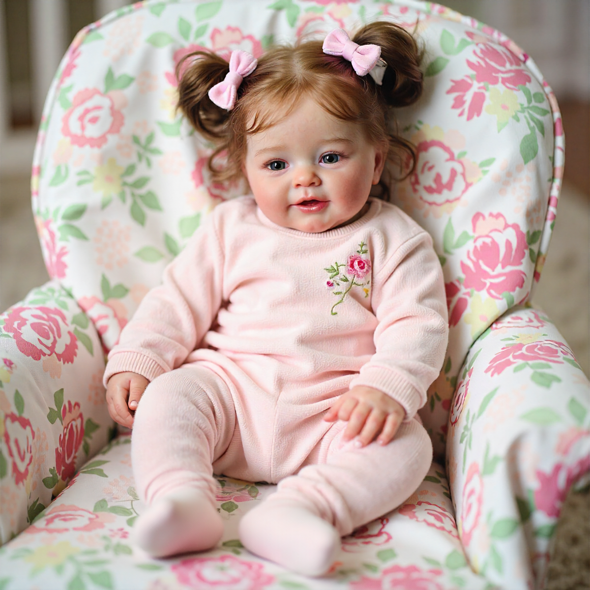 20" Realistic Reborn Toddlers Lifelike Baby doll Girl Vivcal Handmade ...